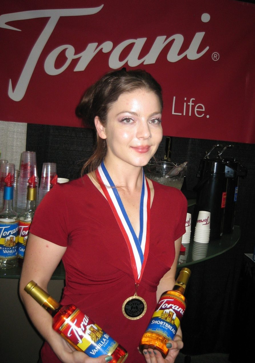 Kean Barista Janelle Bel Isle at the 2008 Ultimate Barista Challenge ...